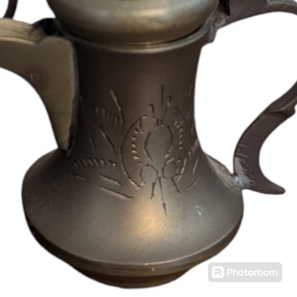 Accents | Antvtg 2 Mini Middle Eastern Islamic Turkish Brass Ibrik ...